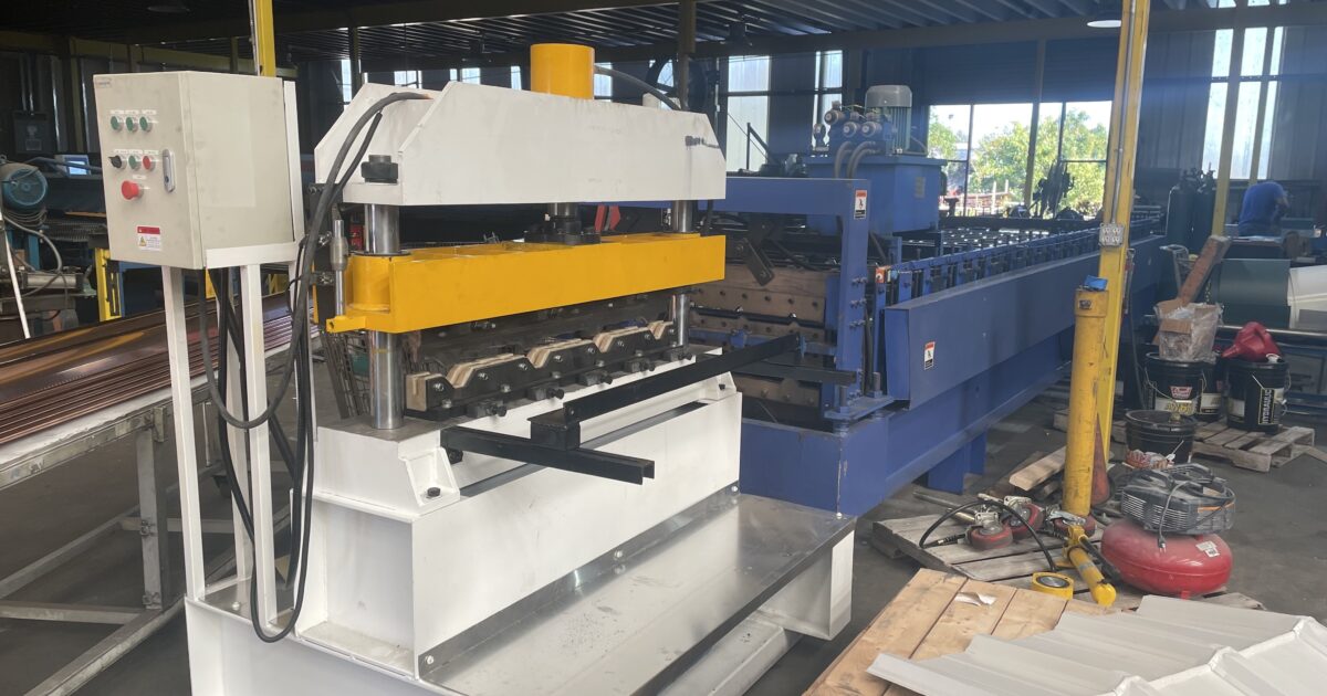 Metal Roof Ridge Cap Roll… | Roll Forming Machines | UK & Europe